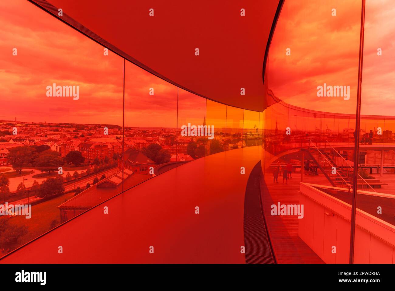 ARoS Aarhus art museum (kunstmuseum) in Aros Alle, city centre with ...