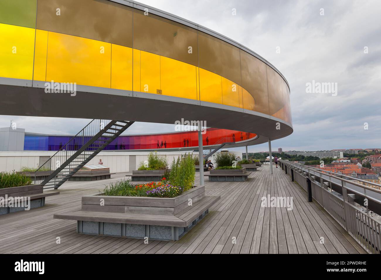 ARoS Aarhus art museum (kunstmuseum) in Aros Alle, city centre with ...