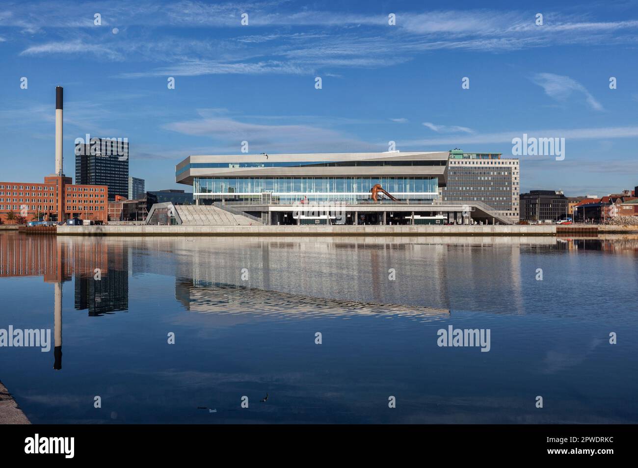 Dokk 1, culture centre, library, cafe, government building in Hack ...