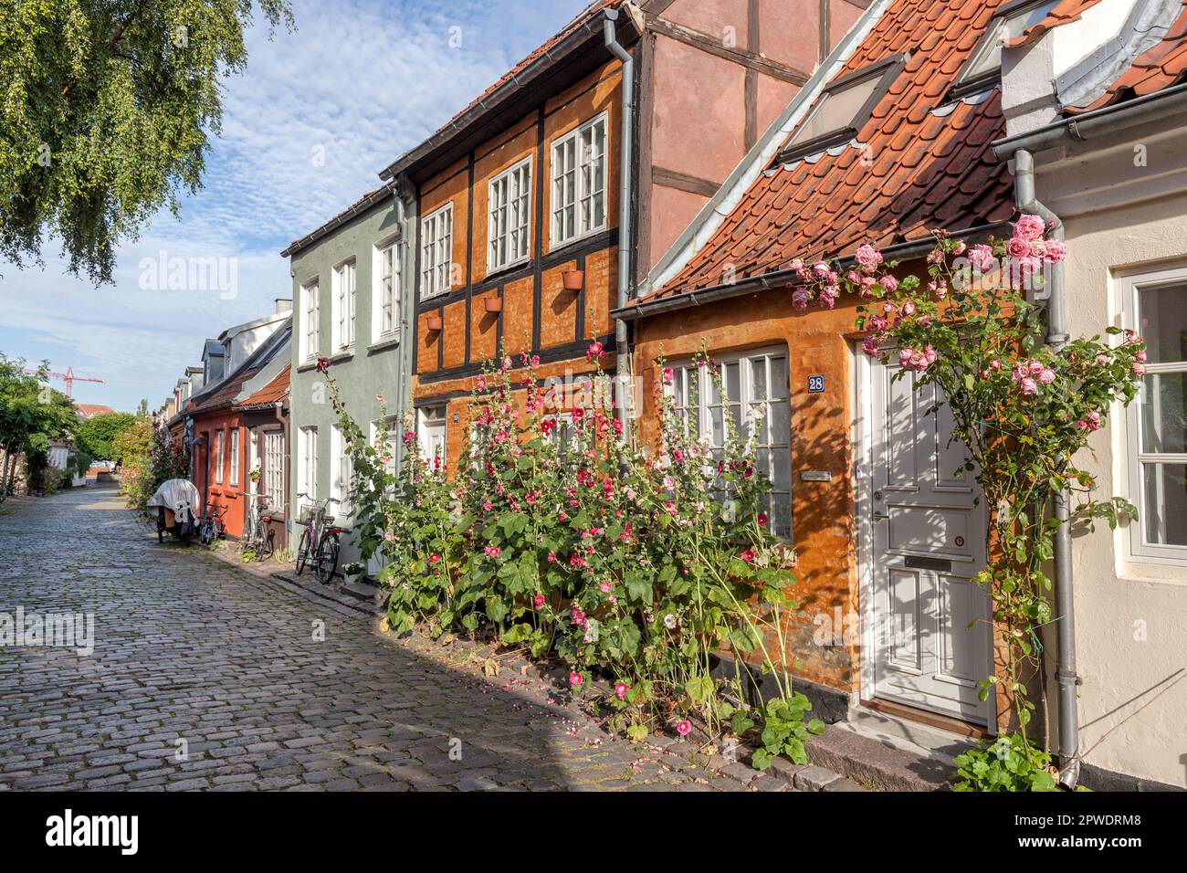 Historic, charming late 19th century houses in Mollestien, Indre By ...