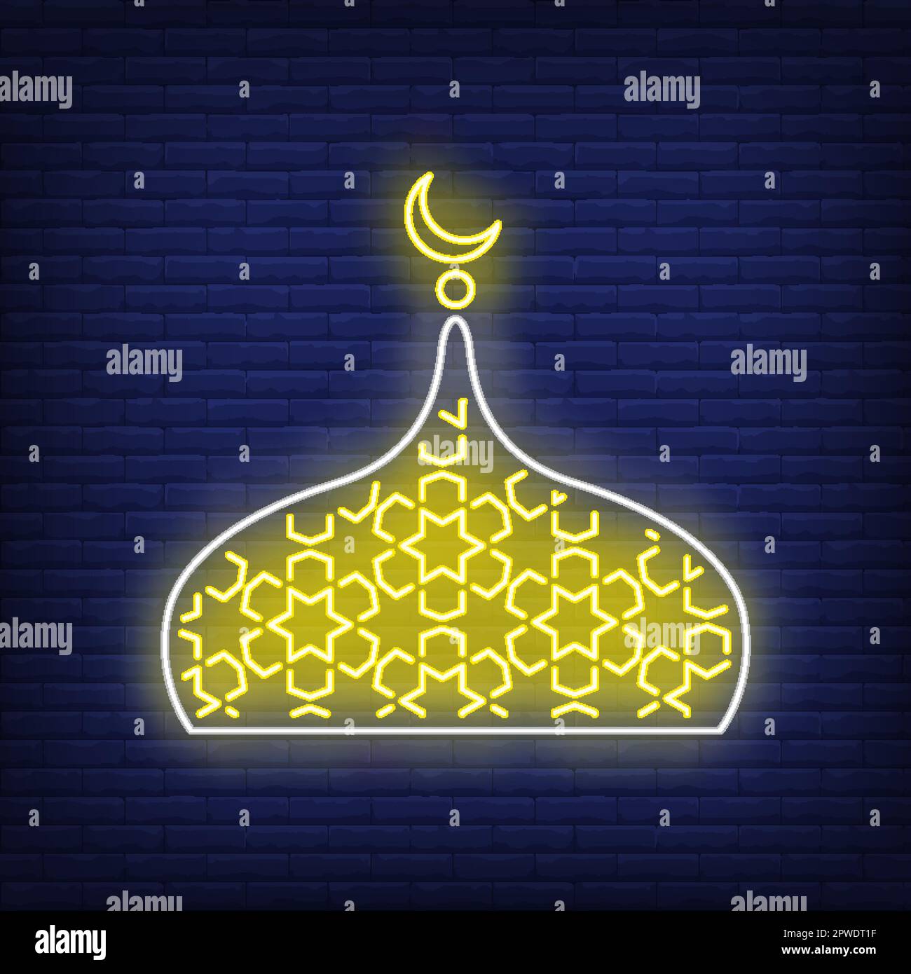 Dome glowing neon sign hi-res stock photography and images - Alamy