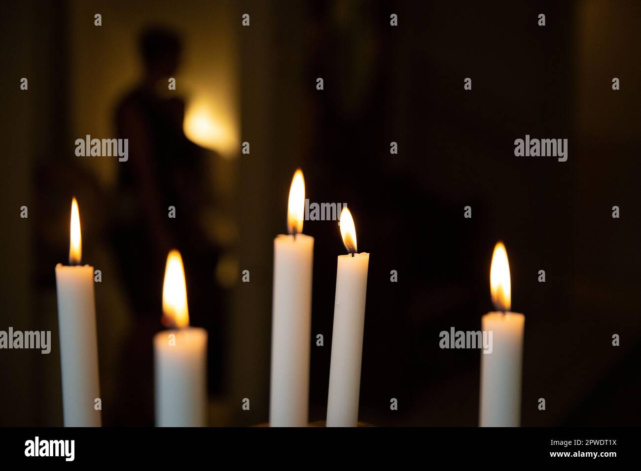 Mysterious spirit figure in hi-res stock photography and images - Alamy