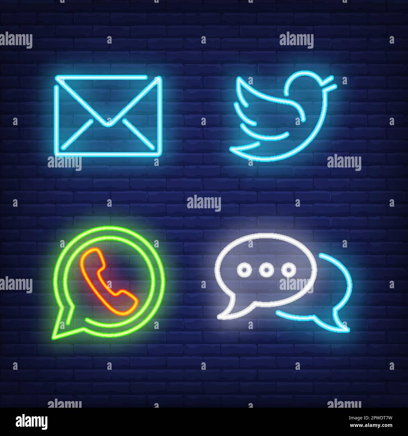 Glowing telephone Stock Vector Images - Alamy