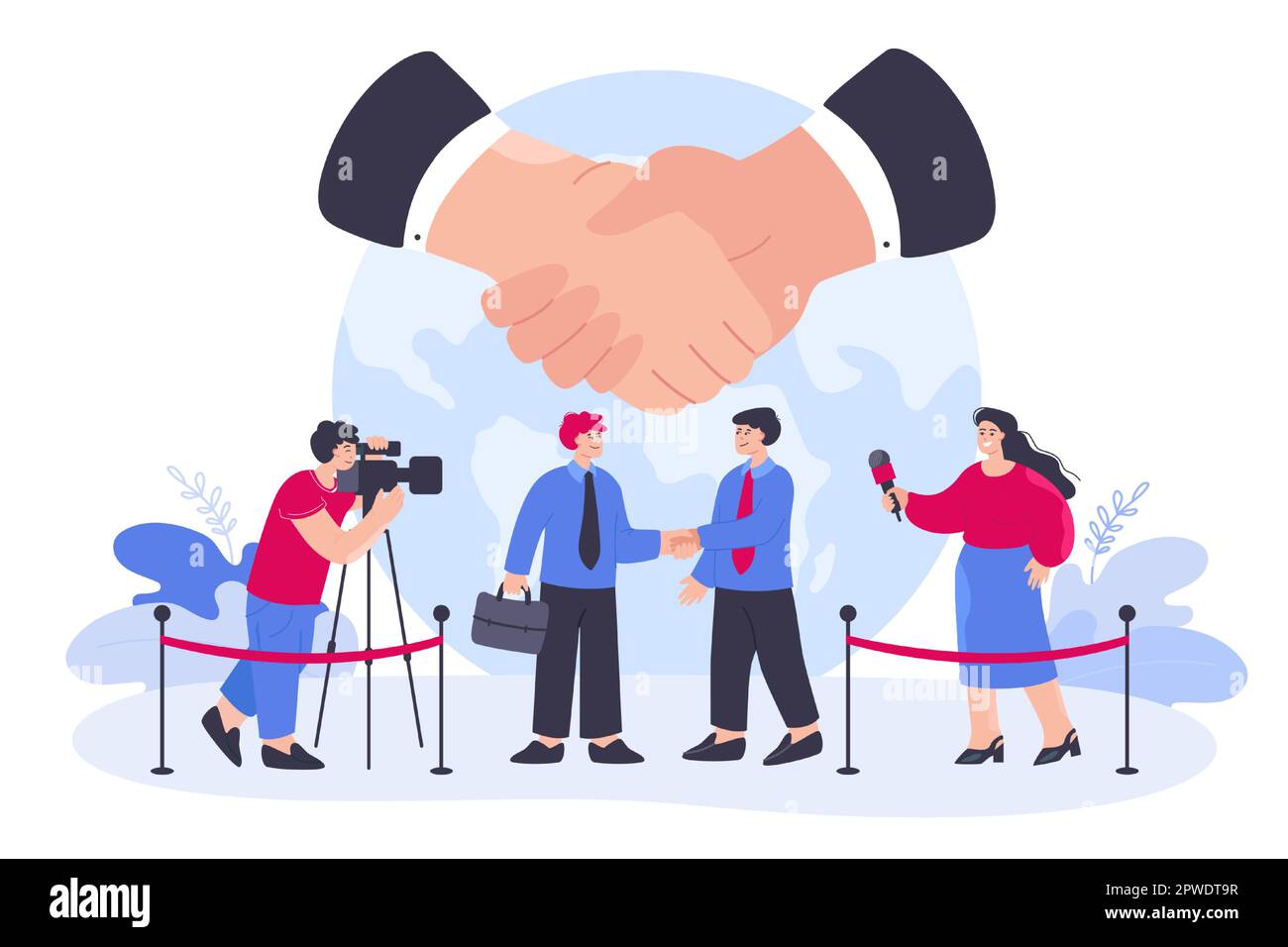 Diplomats discussion Stock Vector Images - Alamy