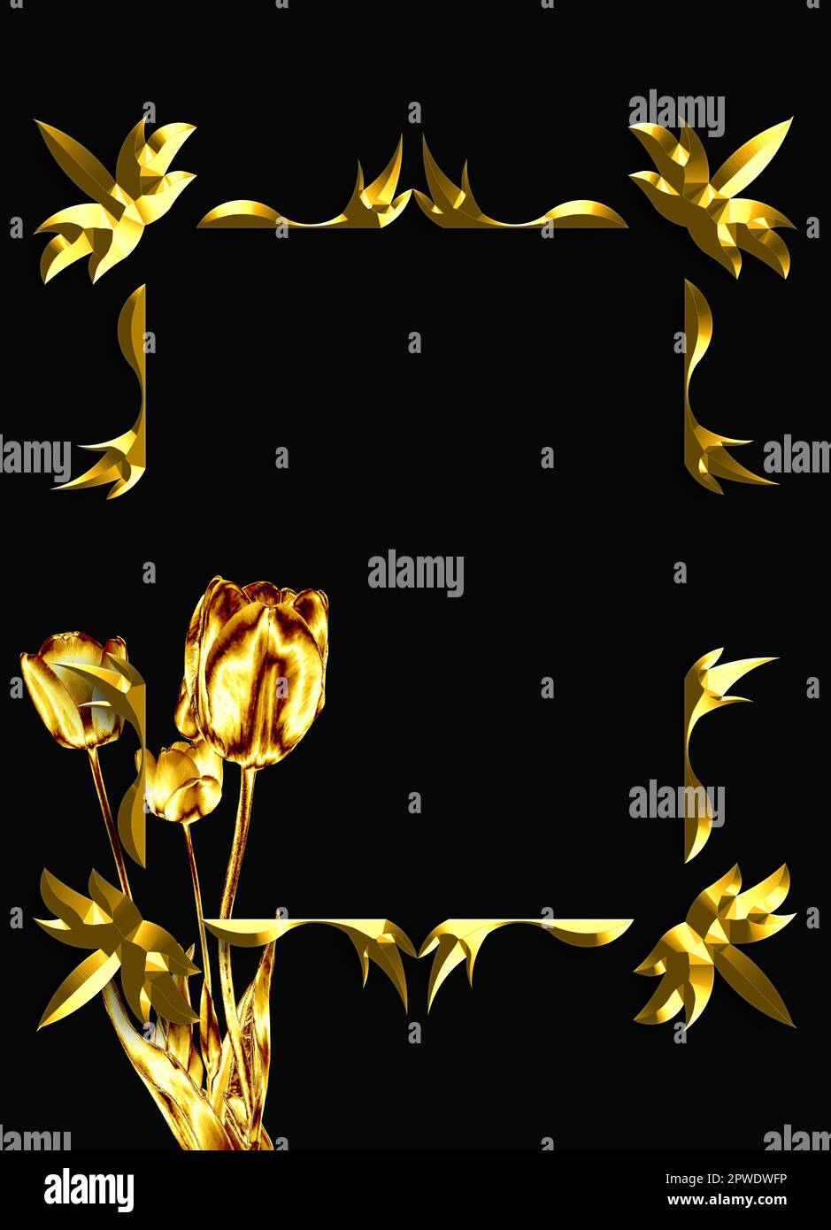 Death card, funeral, commemoration with white roses on a black ...