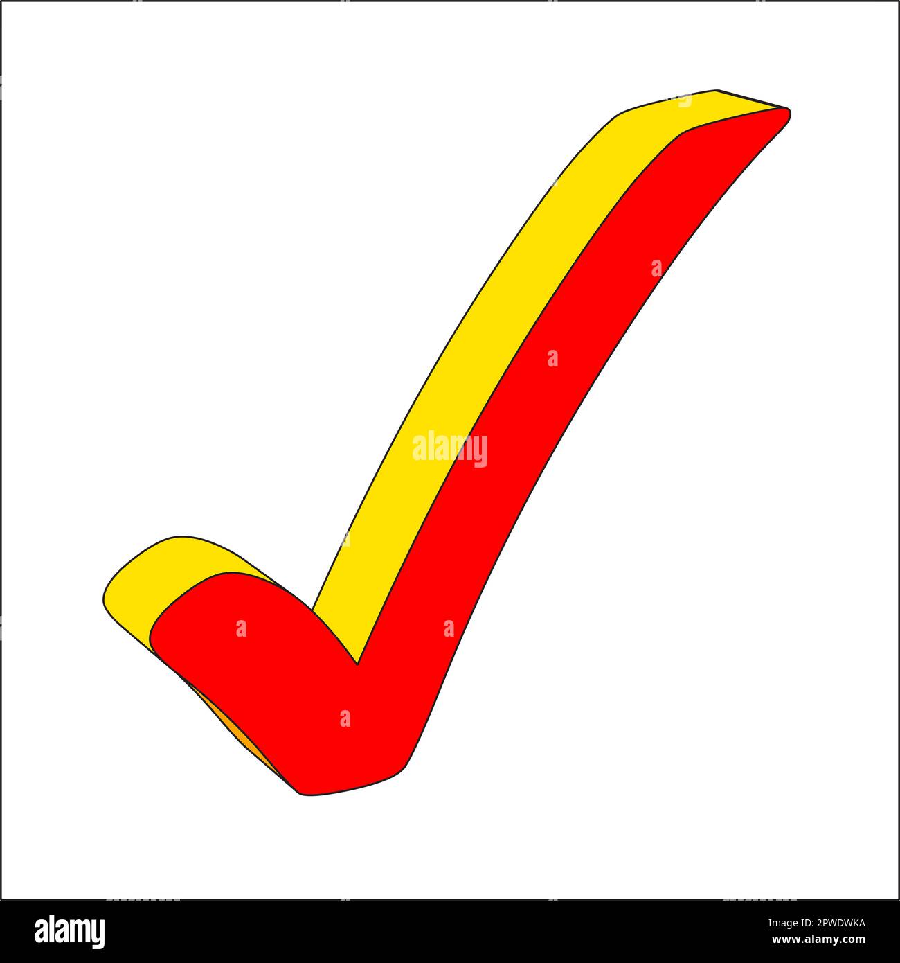 The tick cartoon hi-res stock photography and images - Alamy