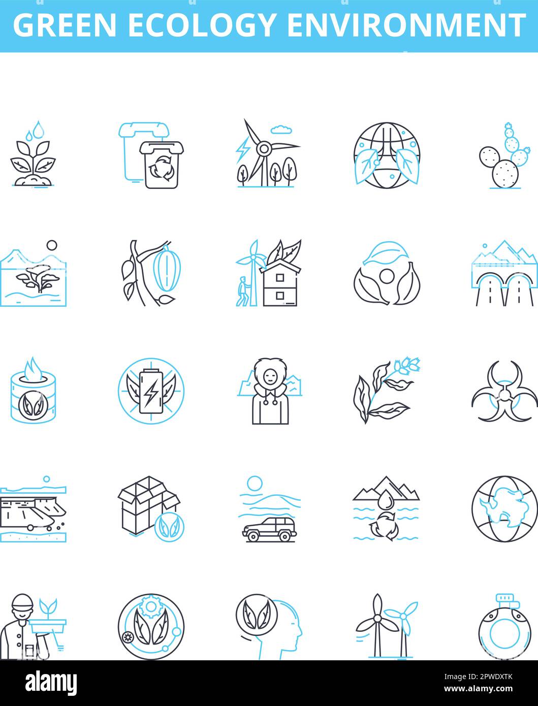 Green ecology environment vector line icons set. Eco-friendly, Green ... Green ecology environment vector line icons set. Eco-friendly, Green ...