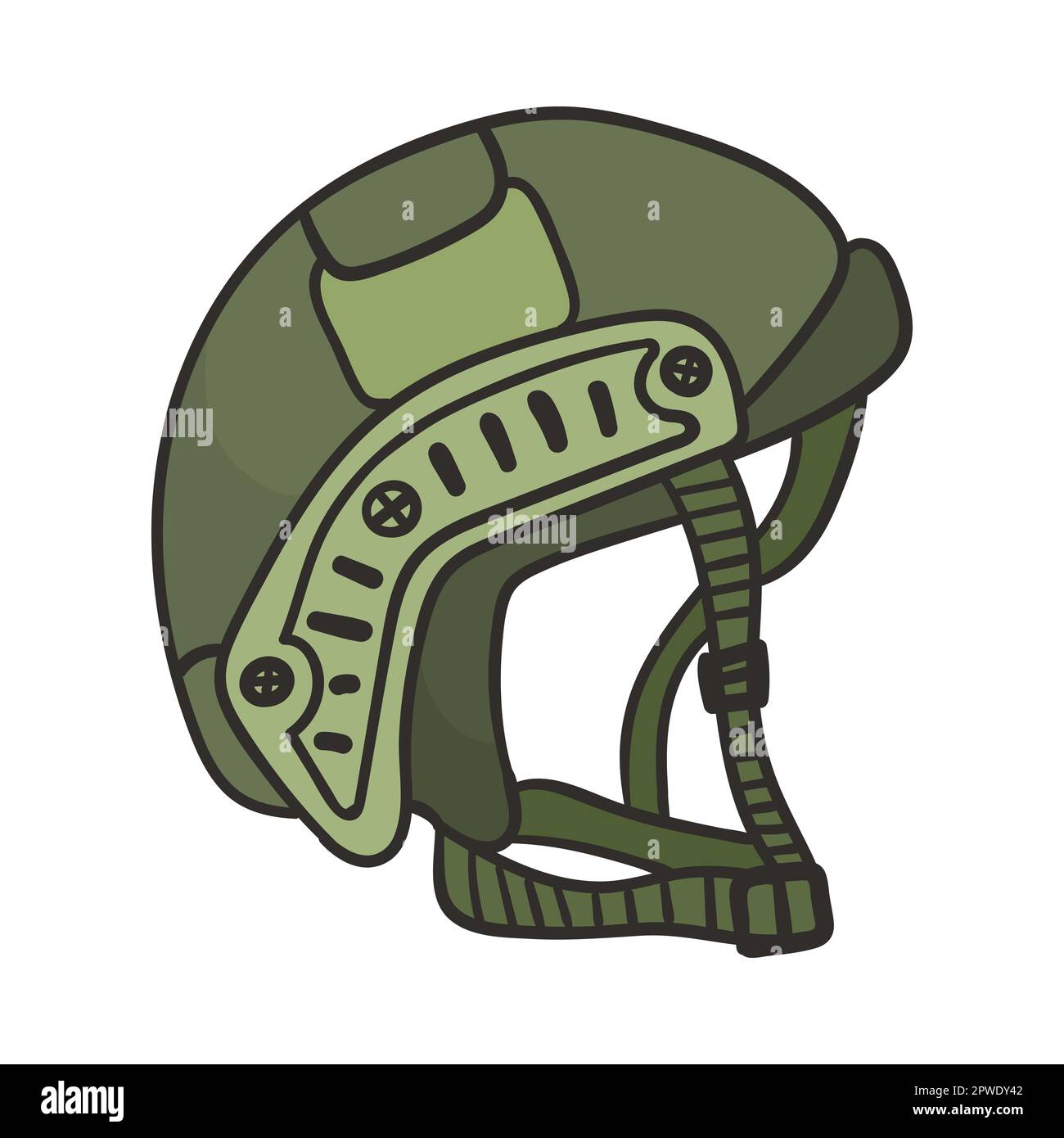 Cartoon Army Helmet