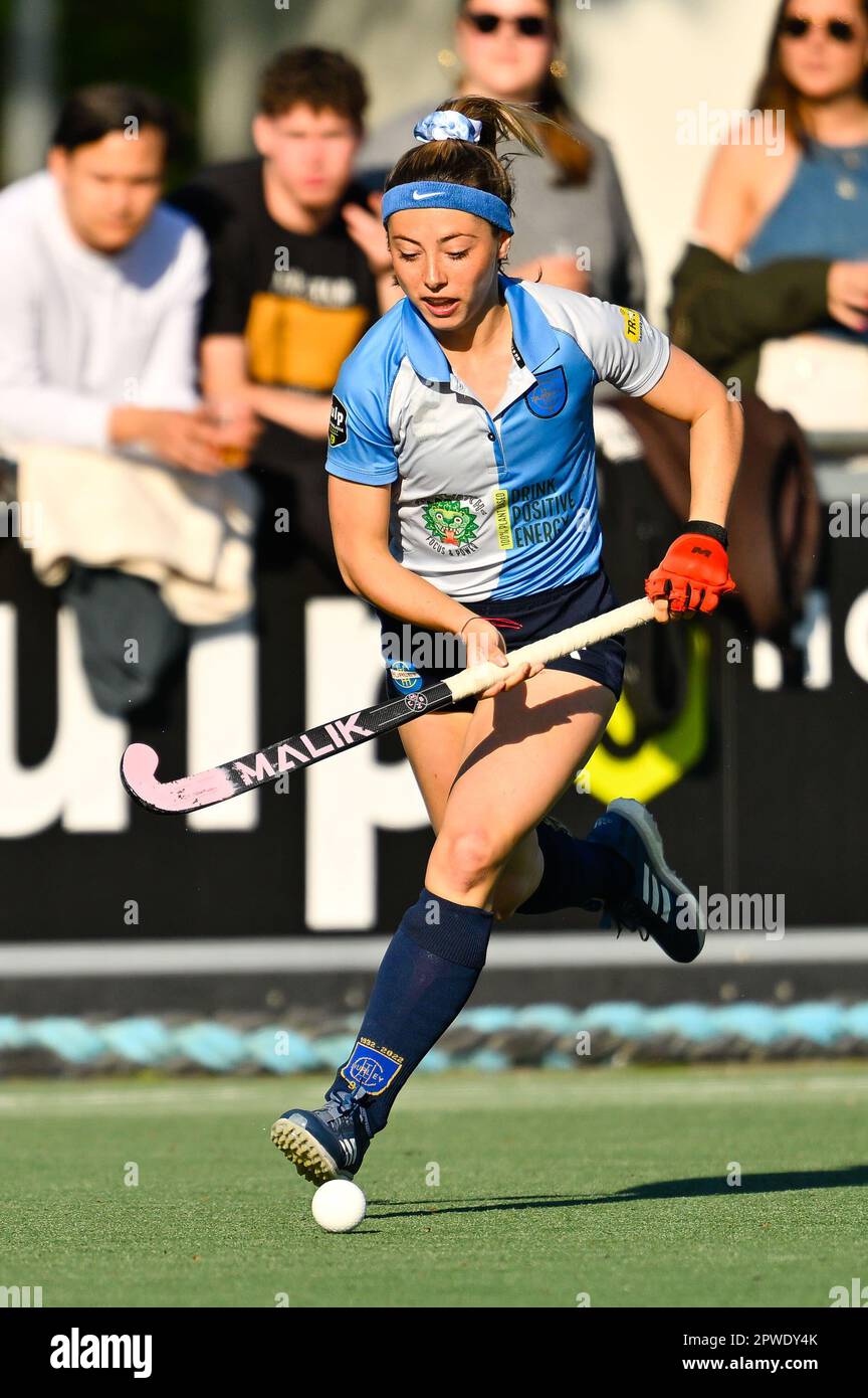 Amstelveen, Netherlands. 29th Apr, 2023. AMSTELVEEN, 29-04-2023, THC Hurley, Tulp Hockey ...