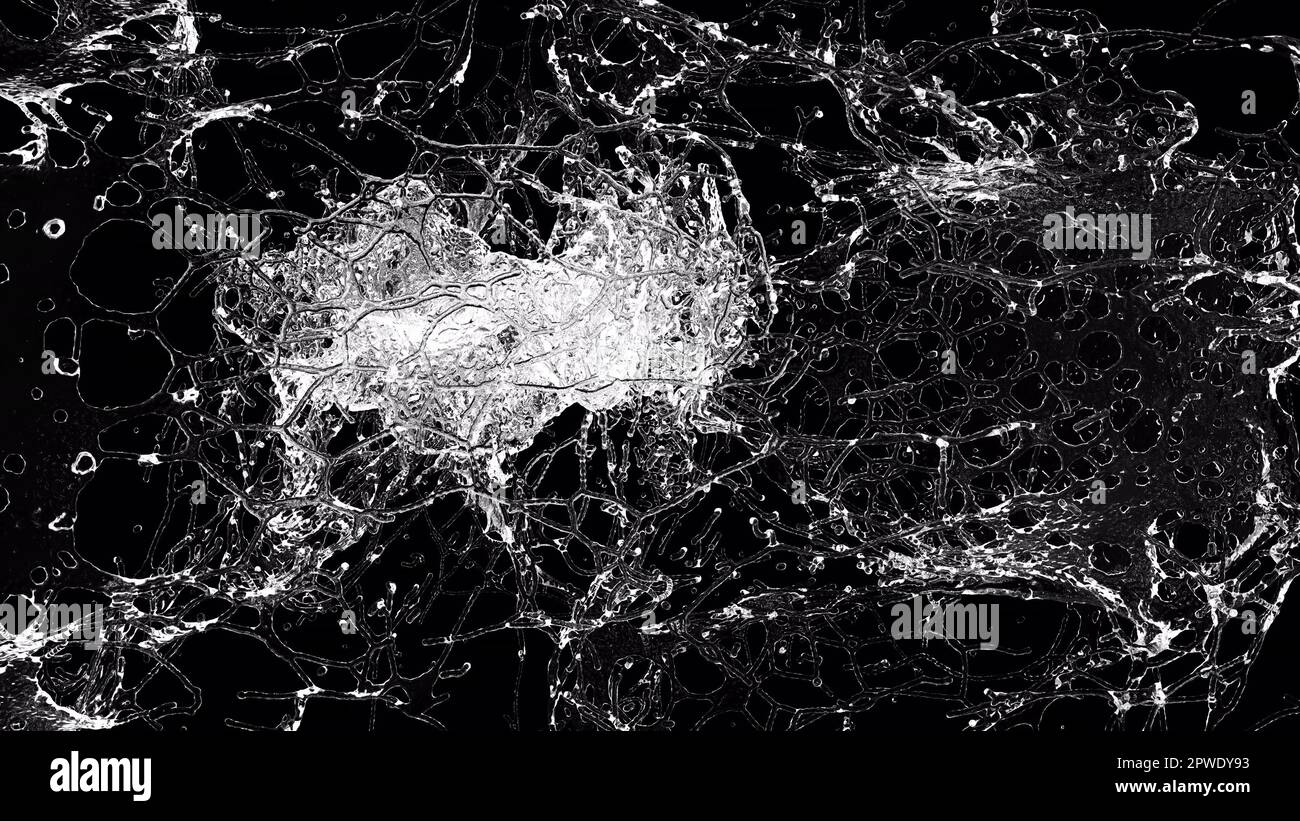 Water splashes rotate 3d render Stock Photo - Alamy