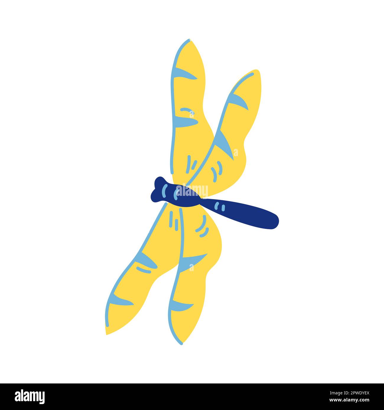 Beautiful dragonfly in nature Stock Vector Images - Alamy