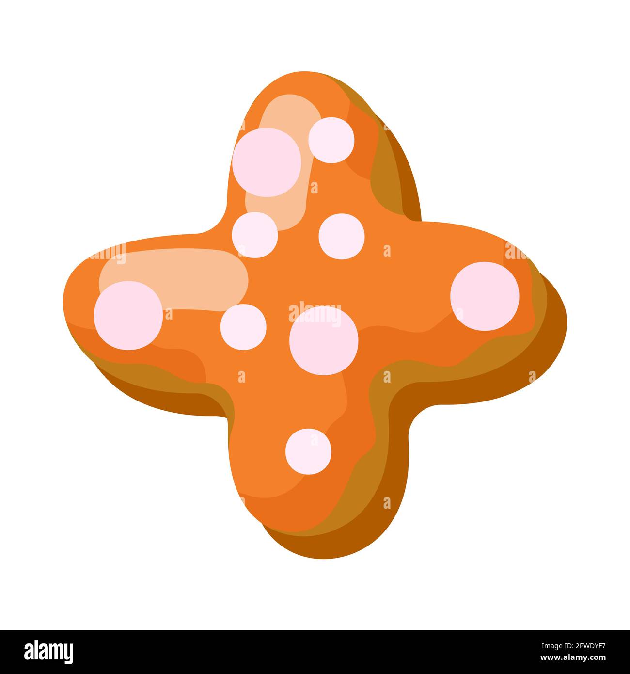 Plus sign in donut font vector illustration Stock Vector Image & Art ...