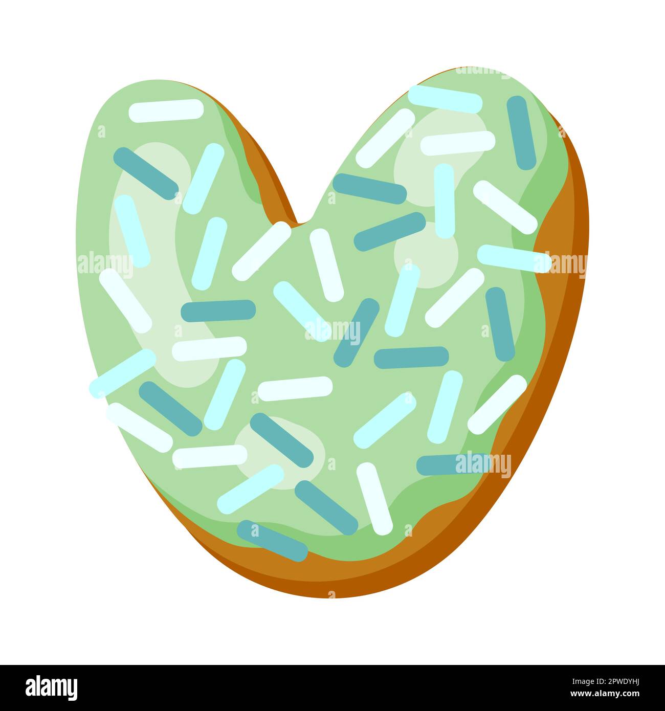 Letter v in donut font vector illustration Stock Vector Image & Art - Alamy