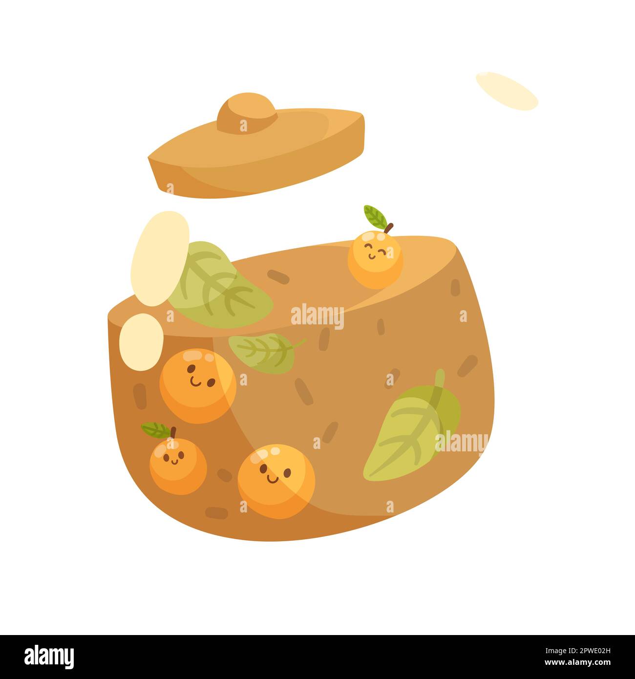 Orange in mouth smile Cut Out Stock Images & Pictures - Alamy