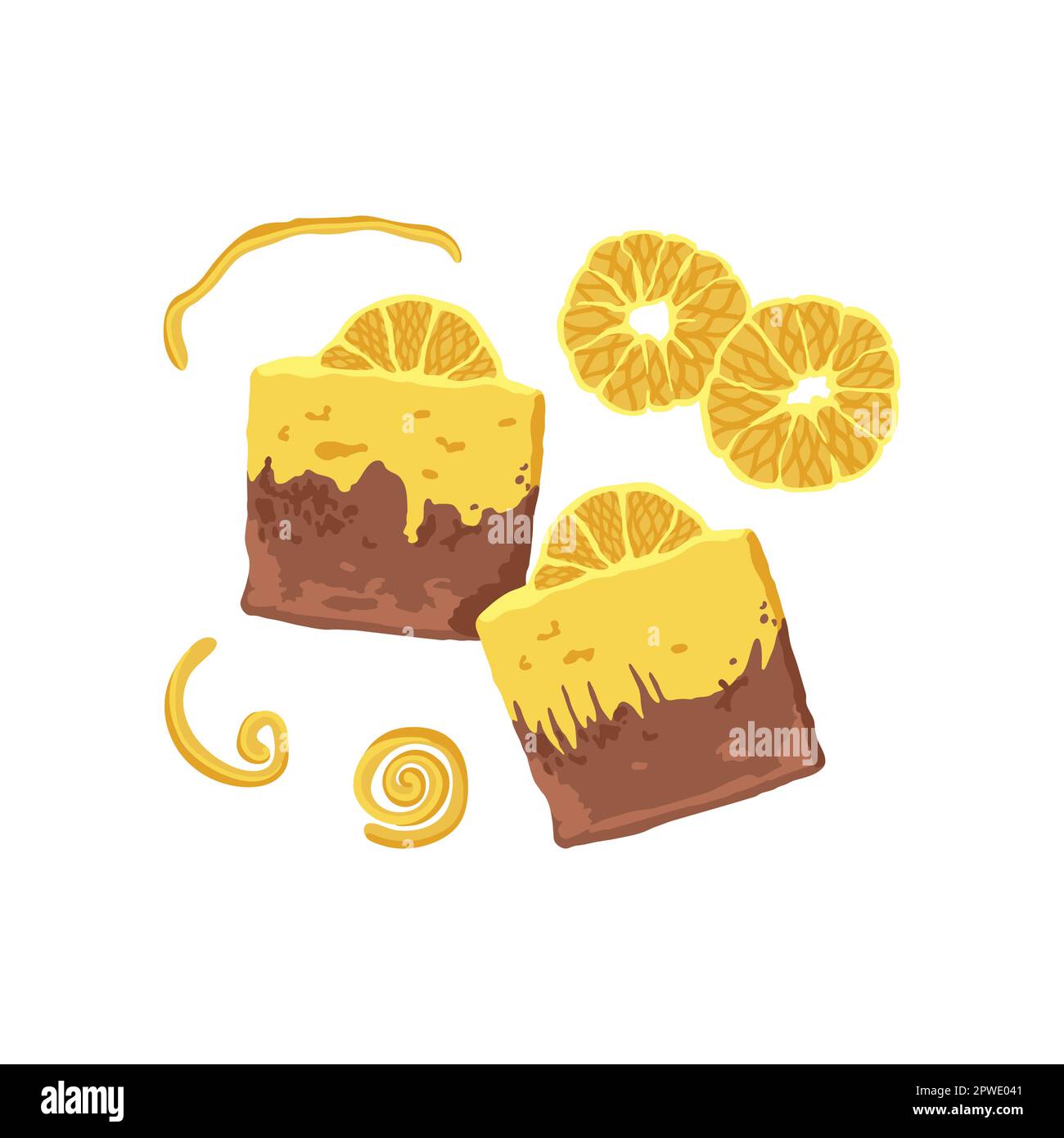 Handmade orange soap for bath vector illustration Stock Vector Image ...