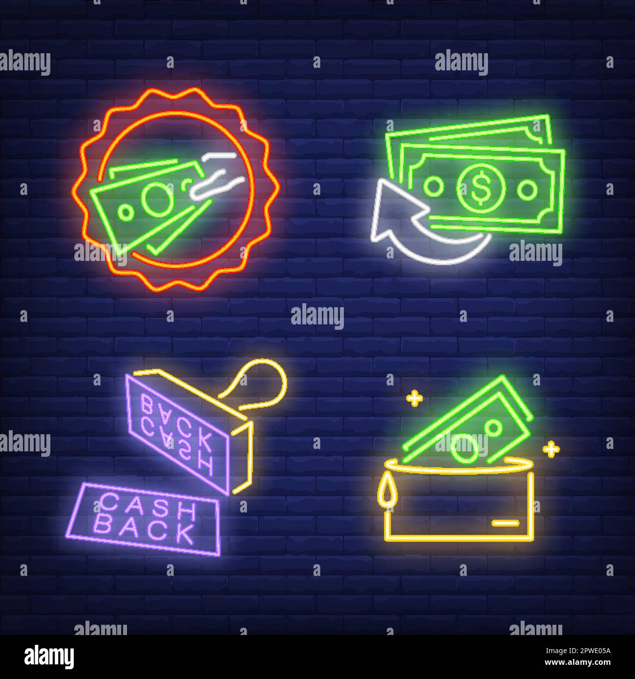 Abstract cash back background Stock Vector Images - Alamy