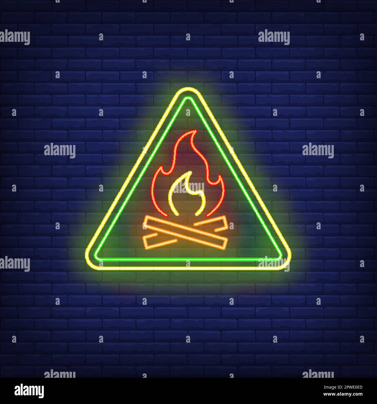Camping neon sign Stock Vector Image & Art - Alamy
