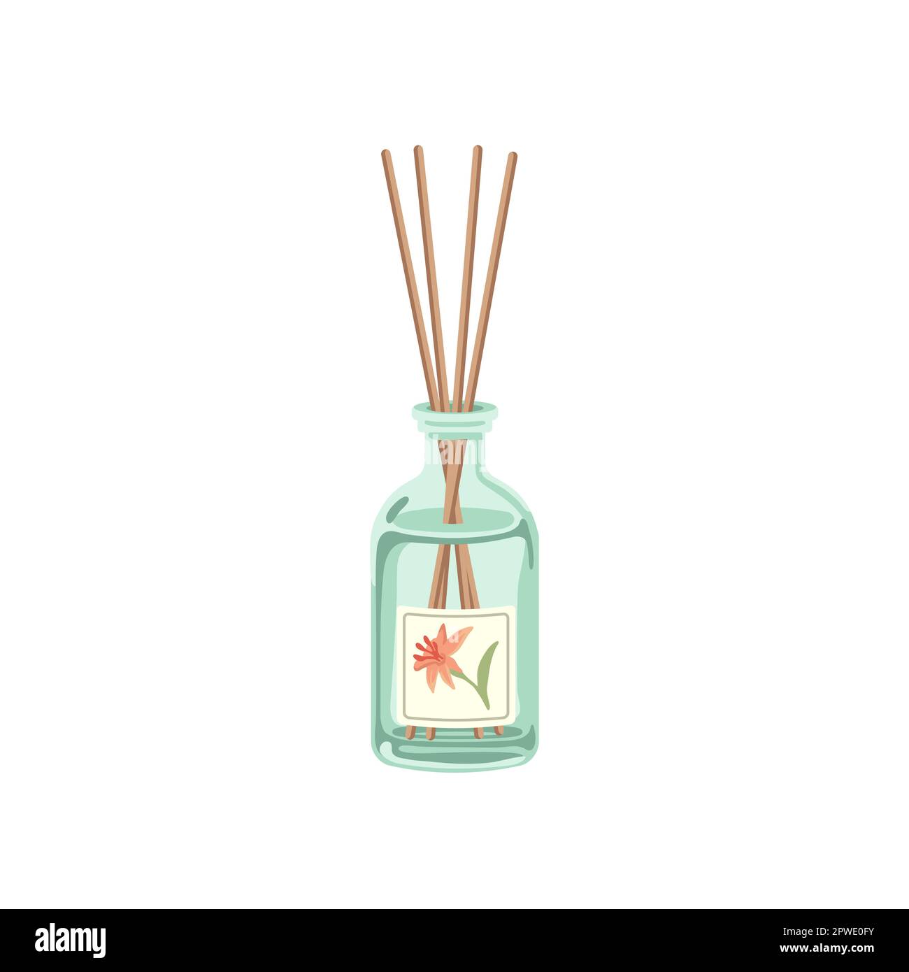 Incense sticks in bottle for house vector illustration Stock Vector ...