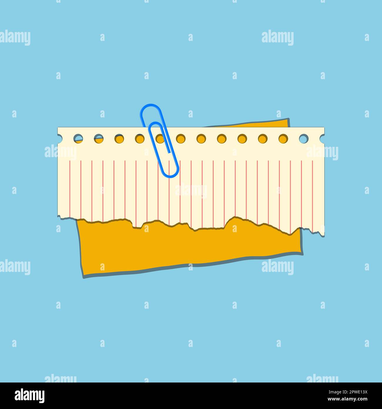 Pieces of paper for scrapbook vector illustrations set Stock Vector ...