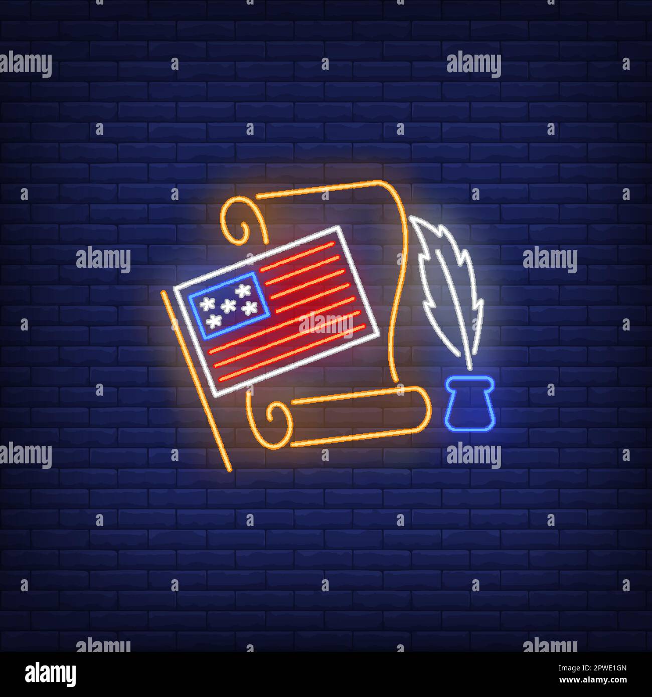 Patriotic pen Stock Vector Images - Alamy