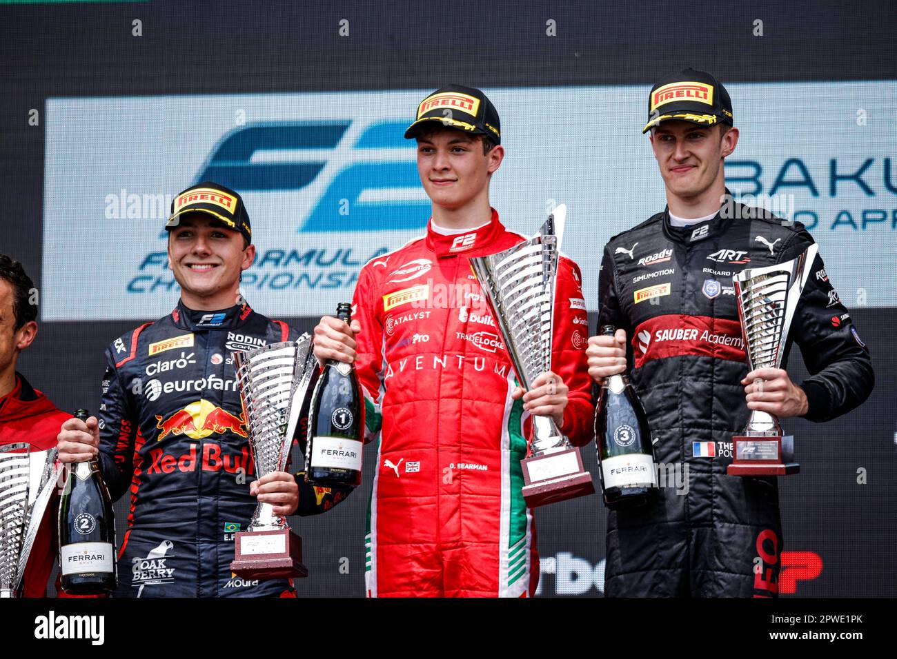 BEARMAN Oliver (gbr), Prema Racing, Dallara F2, portrait FITTIPALDI ...