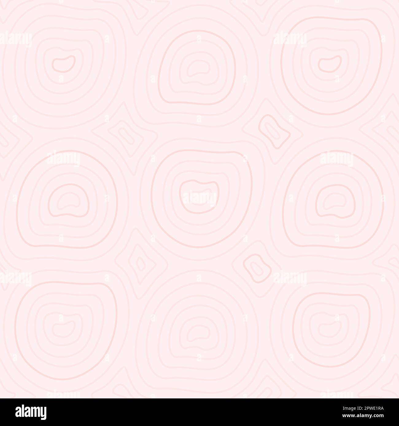 Wood rings seamless pattern. Vector line background Stock Vector Image ...