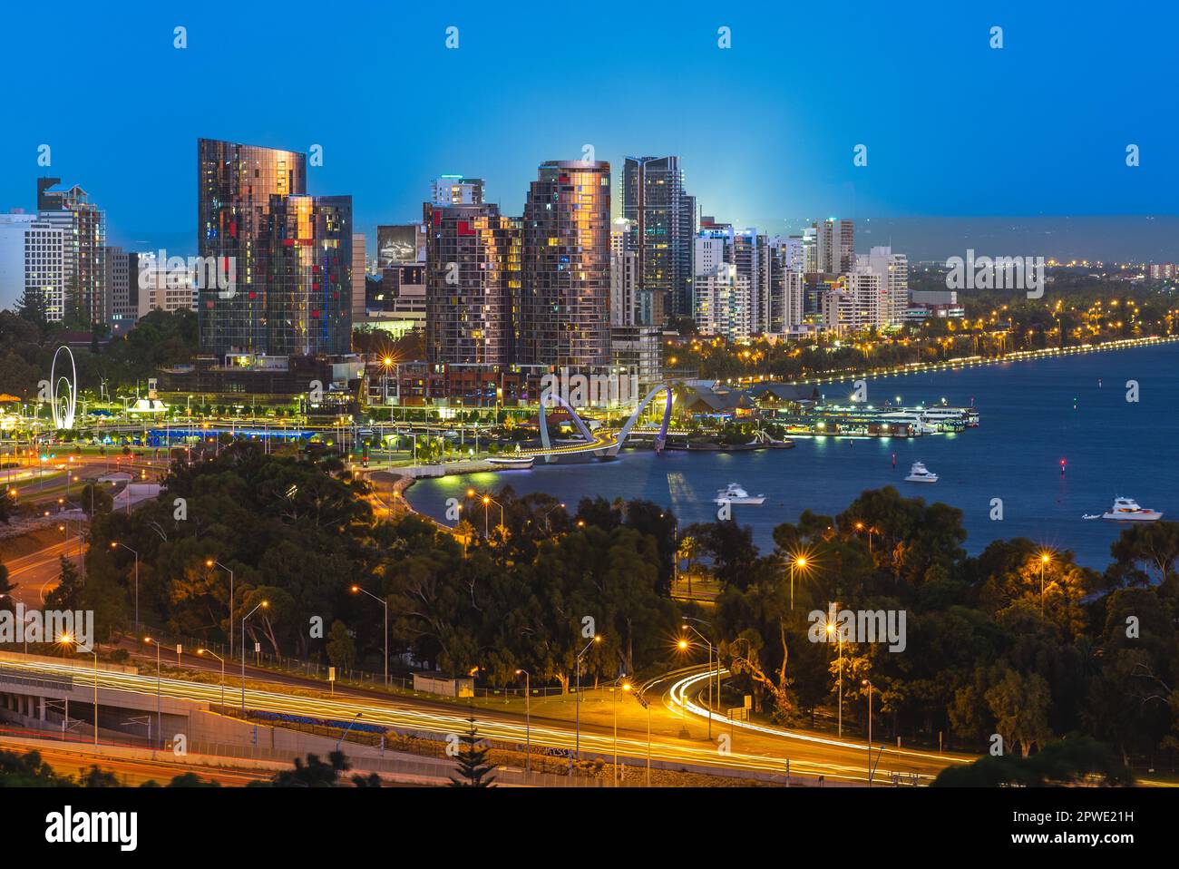 Kings park night perth western hi-res stock photography and images - Alamy