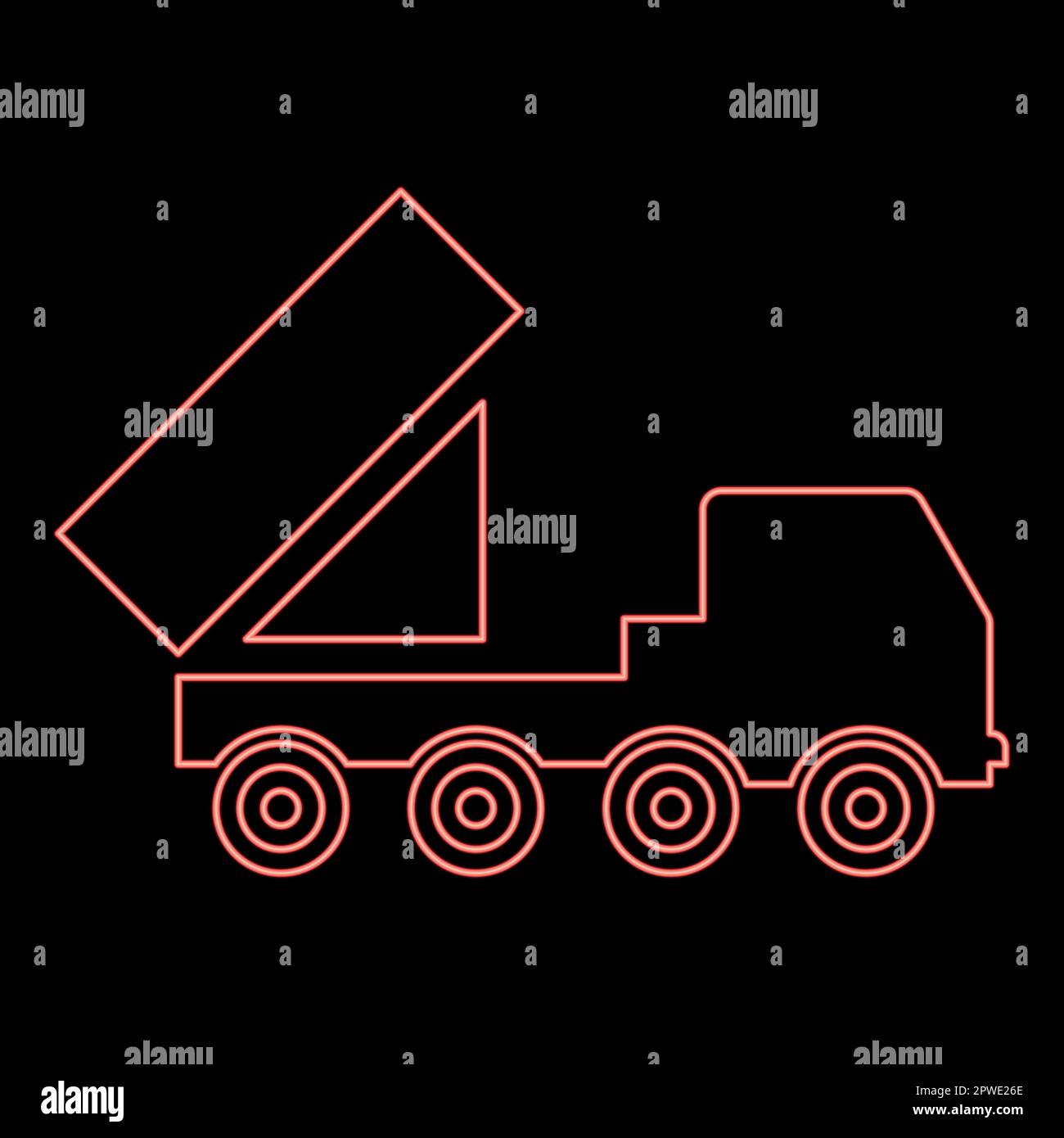 Neon reactive system volley fire salvo artillery American multiple ...