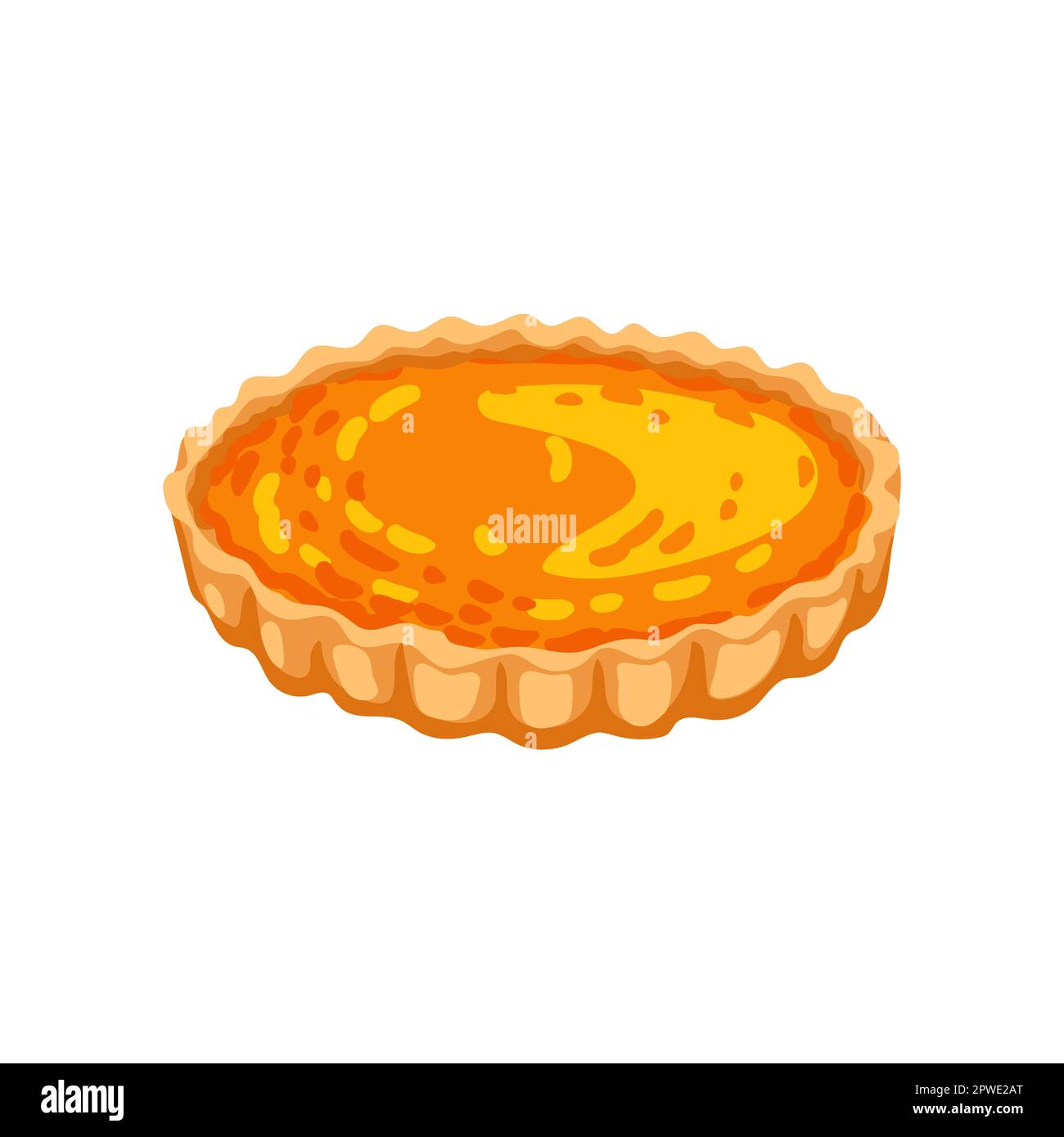 Sweet pumpkin pie vector illustration Stock Vector Image & Art - Alamy