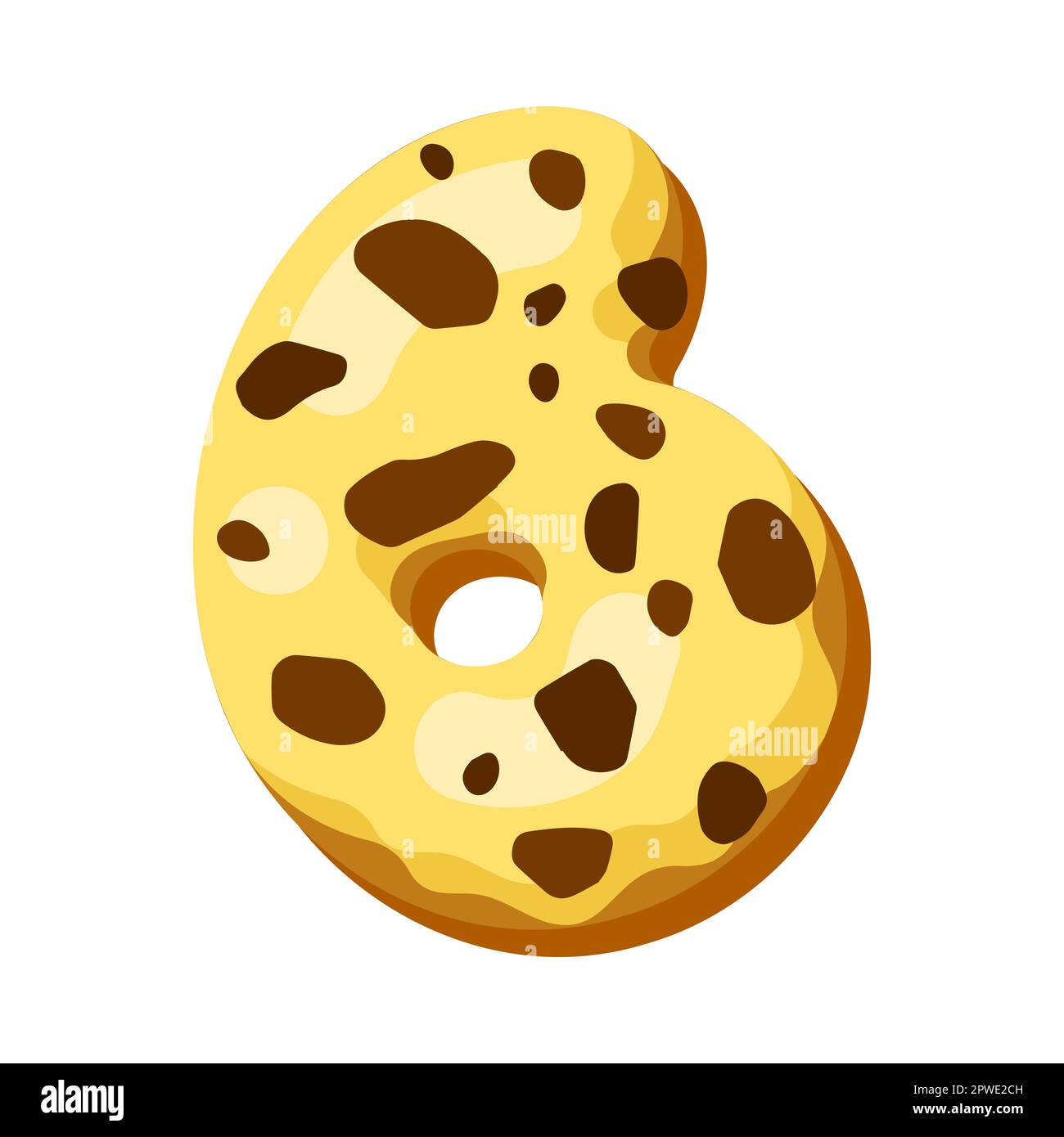 Number 6 in donut font vector illustration Stock Vector Image & Art - Alamy Number 6 in donut font vector illustration Stock Vector Image & Art - Alamy