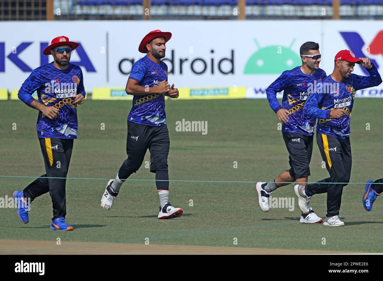 Afghanistan international cricket team hi-res stock photography and ...