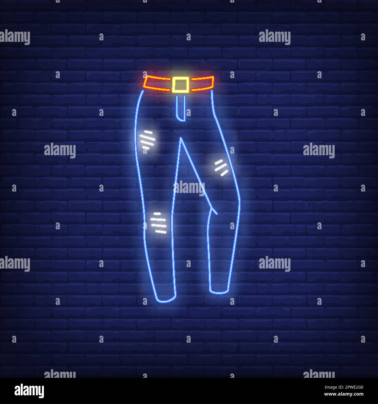 High waist trousers Stock Vector Images - Alamy