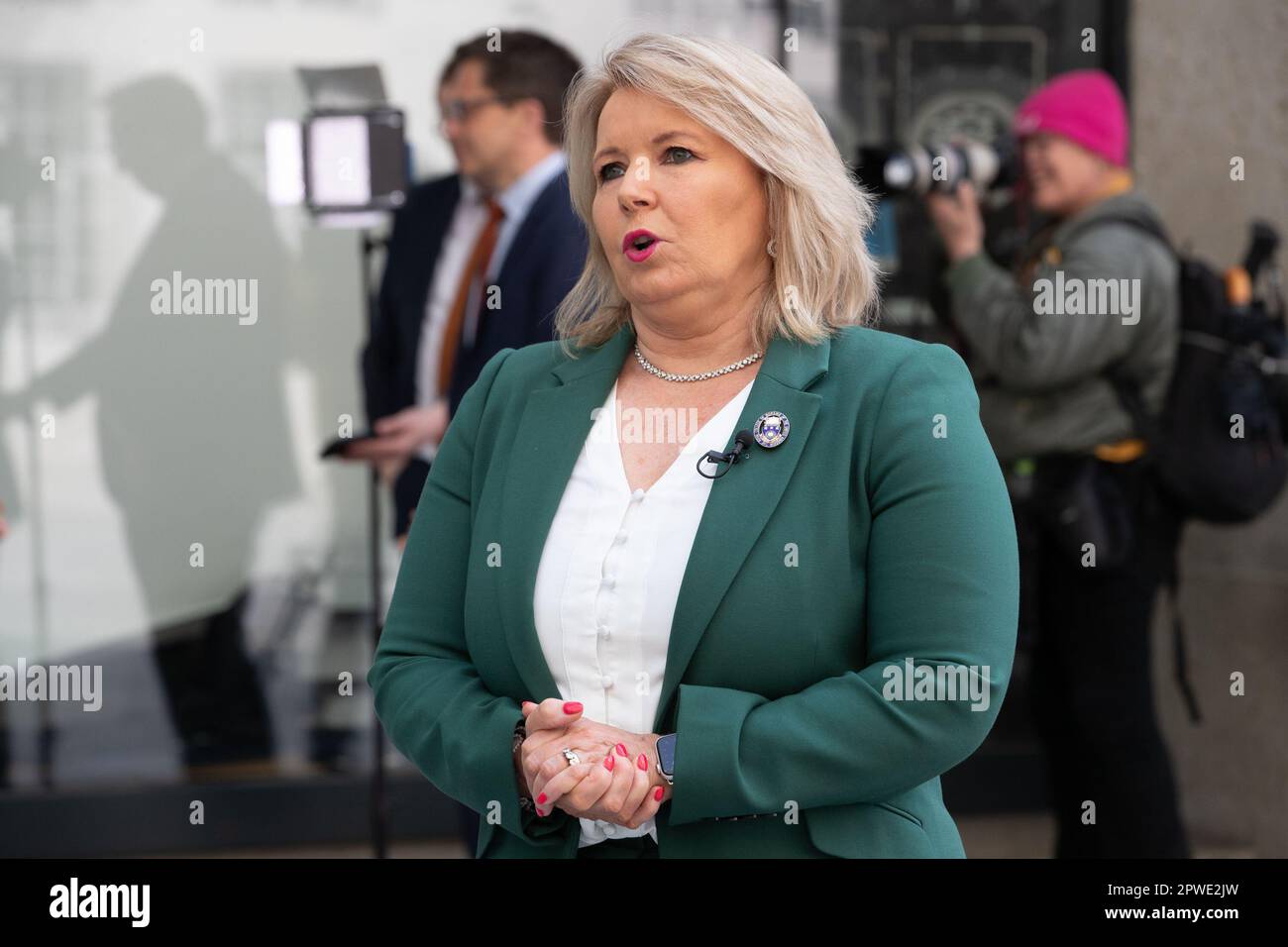 General Secretary of the Royal College of Nursing (RCN), Pat Cullen ...