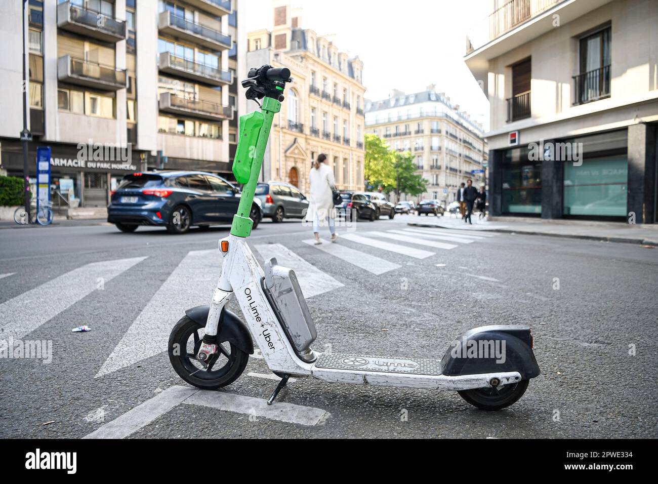 Paris, France. 29th Apr, 2023. Illustration picture shows self-service ...