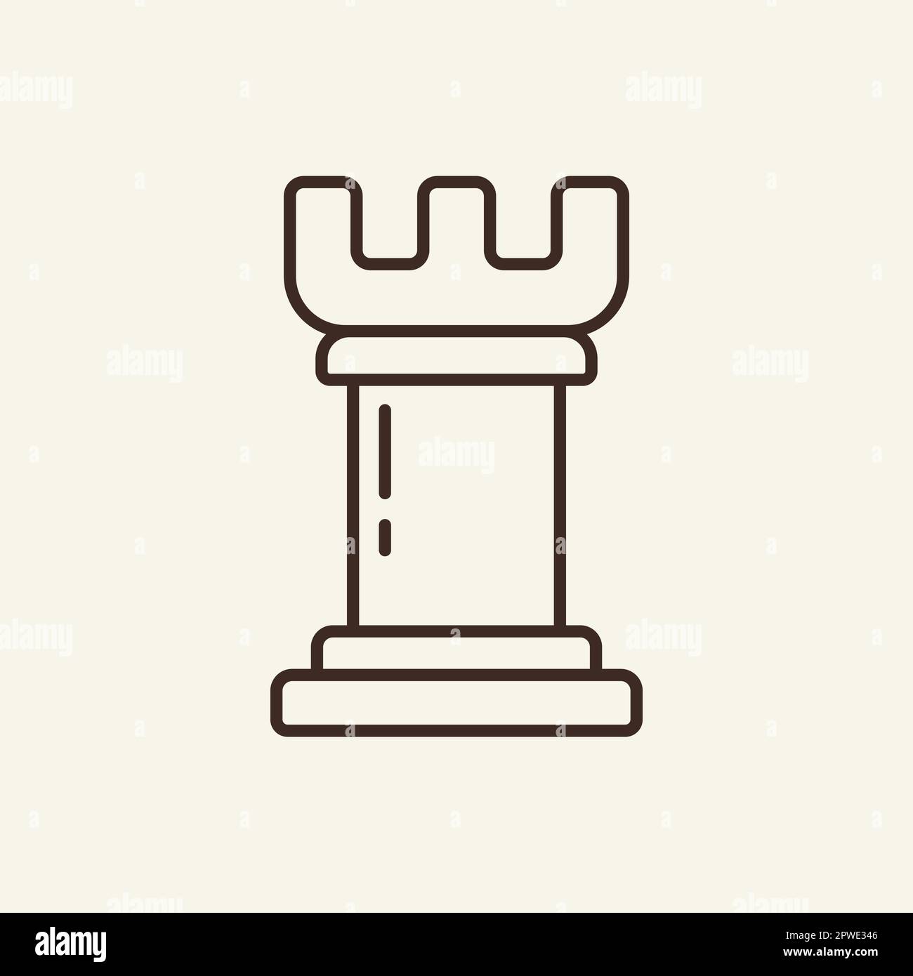 Black rook icon simple hi-res stock photography and images - Alamy