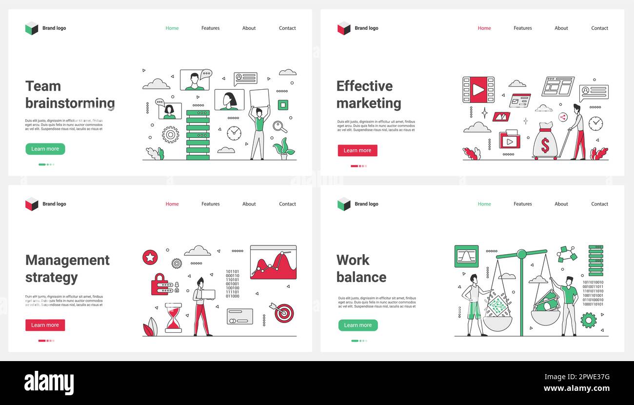 Effective marketing, success management strategy, team brainstorming ...