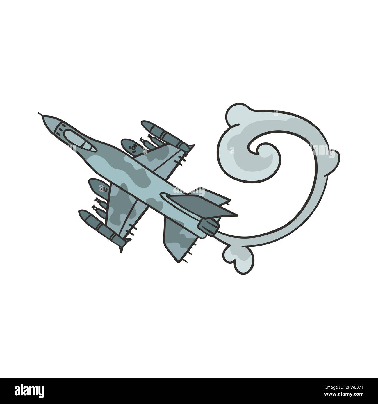 Jet Fighter Plane Cartoon