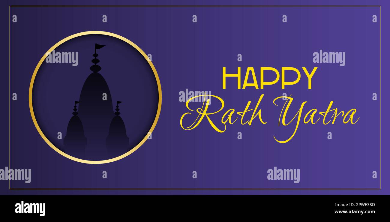 Vector Illustration of Ratha Yatra of Lord Jagannath, Balabhadra and ...