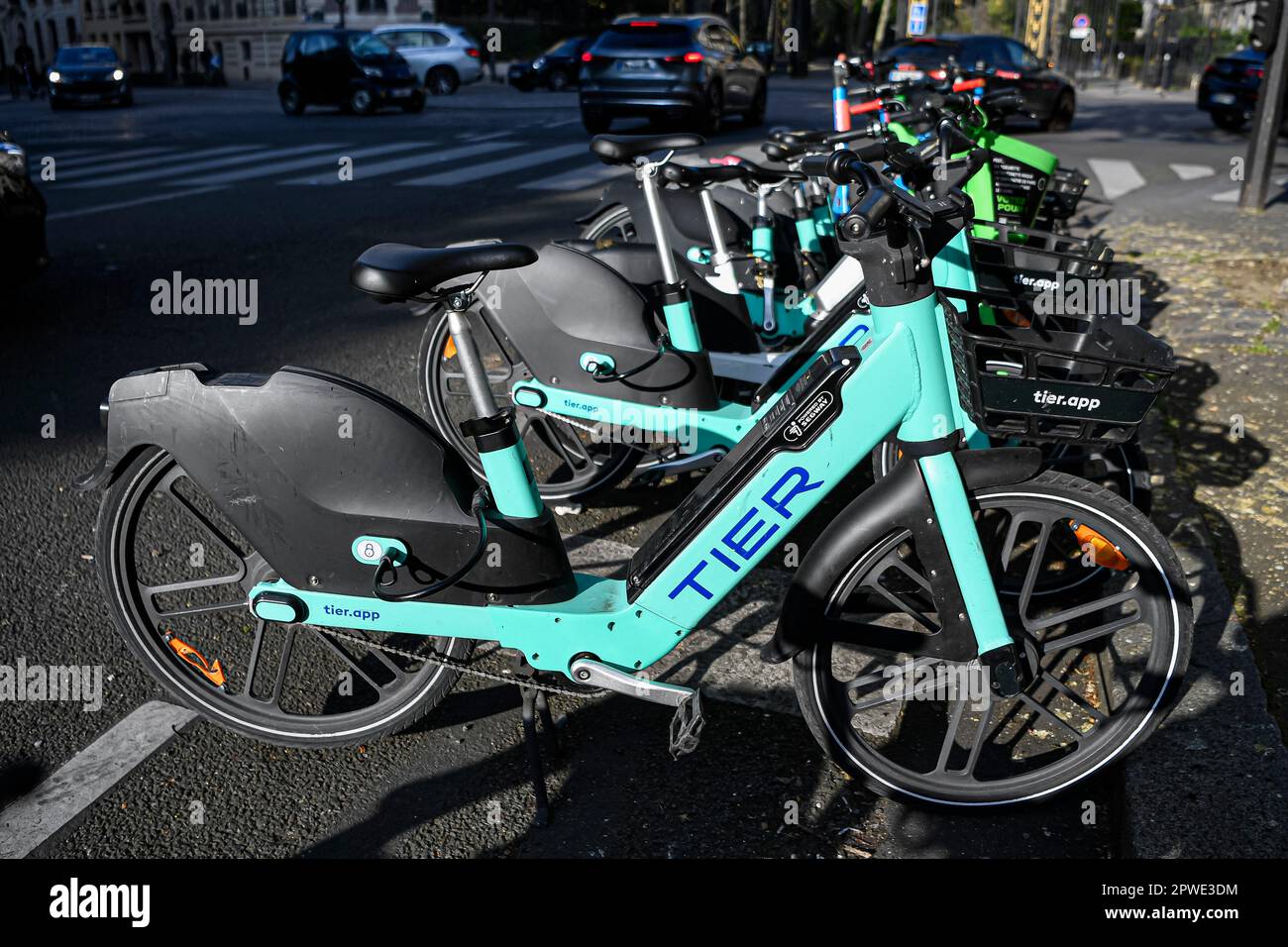 Paris, France. 29th Apr, 2023. Illustration picture shows self-service ...