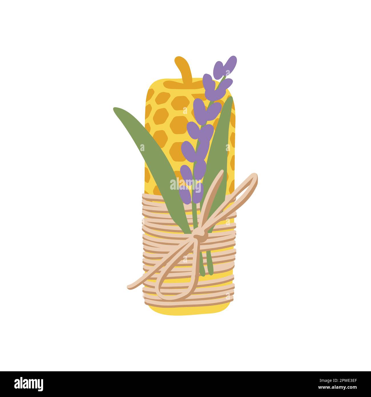 Candle beeswax Stock Vector Images - Alamy