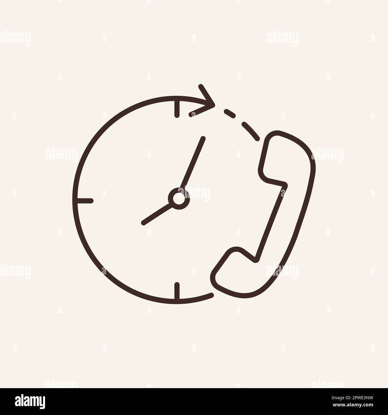 Time supporting Stock Vector Images - Alamy