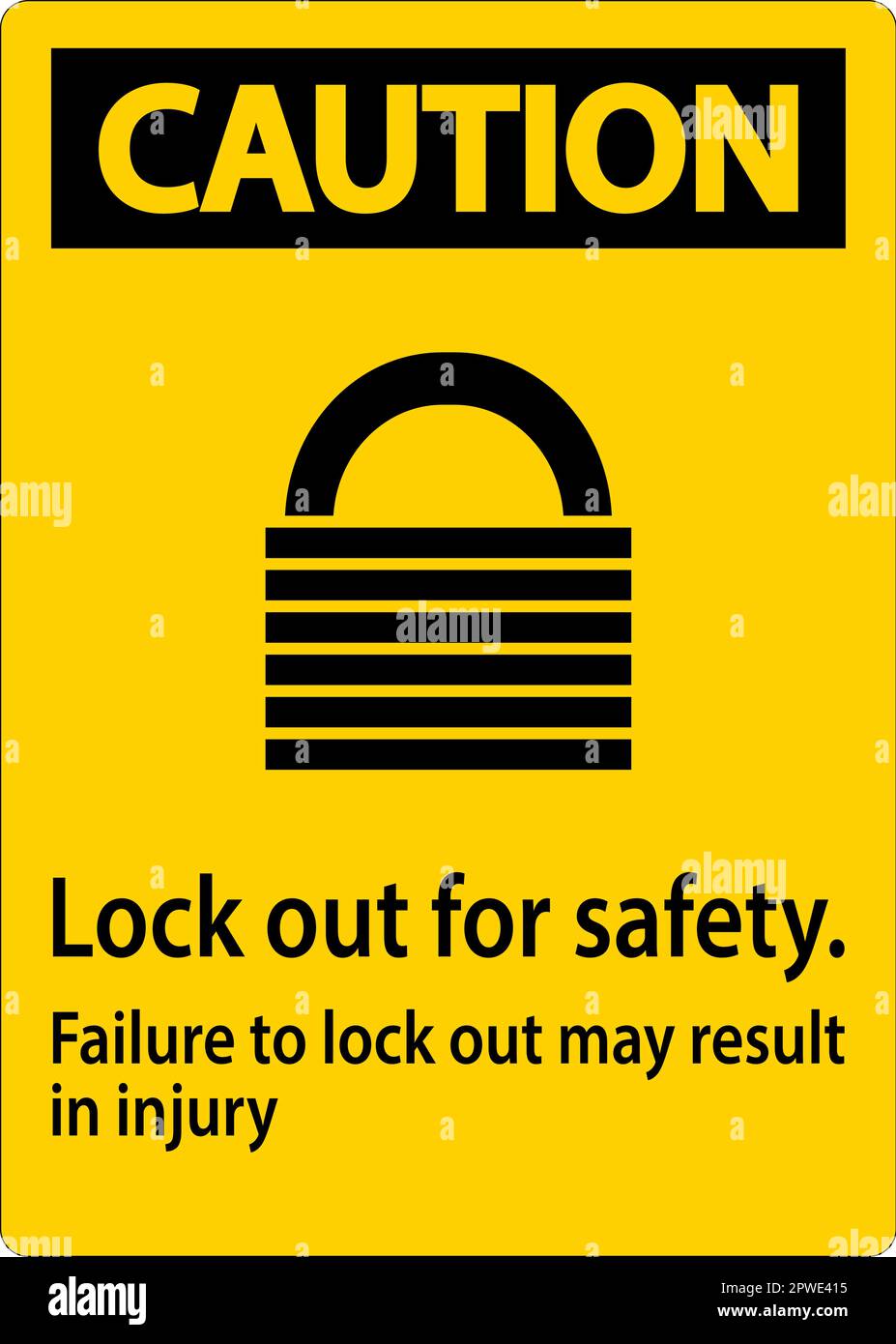 Caution Lock Out For Safety. Failure To Lock Out May Result In Injury ...