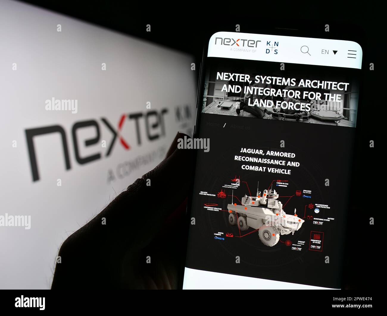 Nexter Systems Logo Nexter Hi Res Stock Photography And Images Alamy