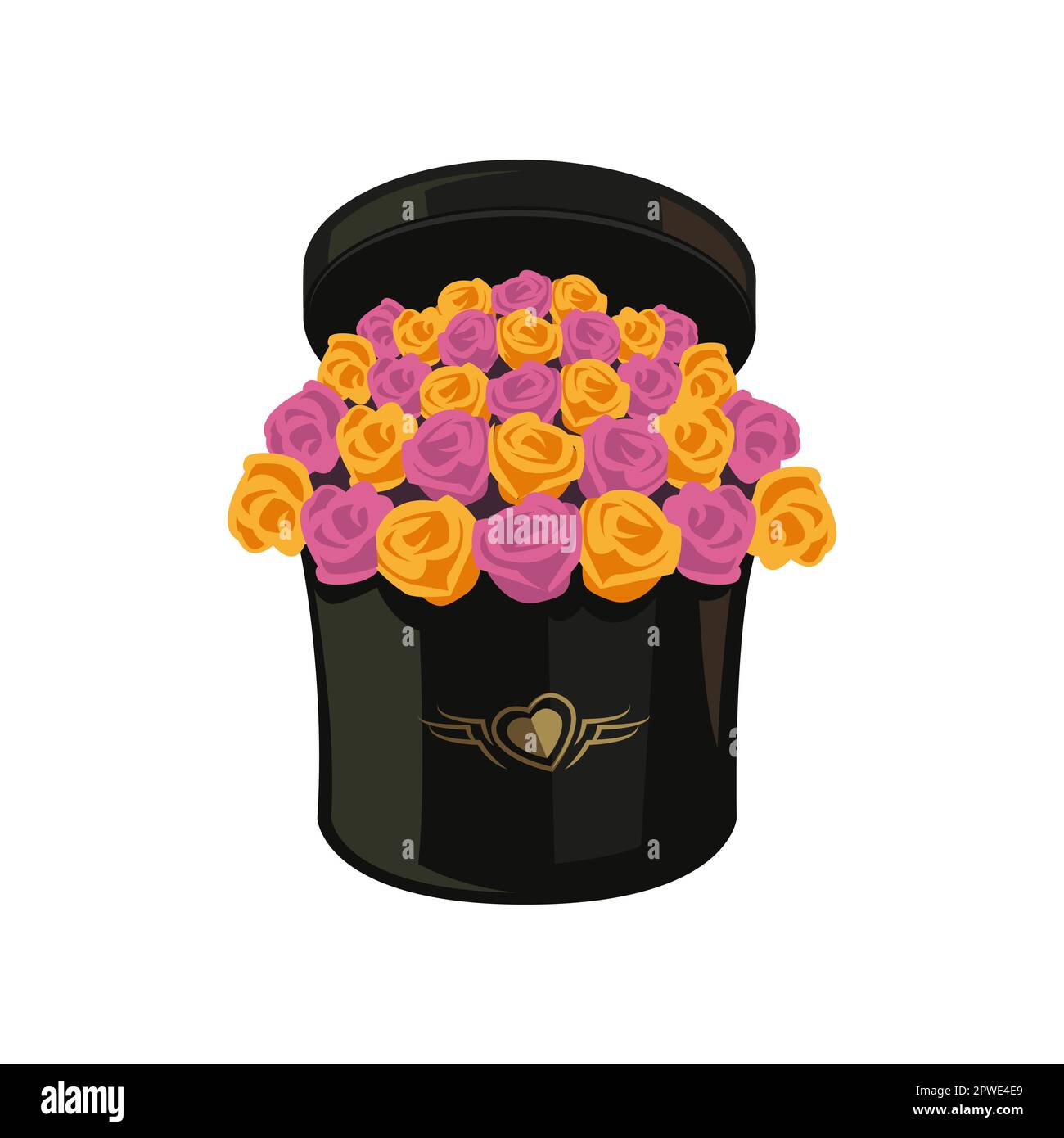 Colourful roses Stock Vector Images - Alamy