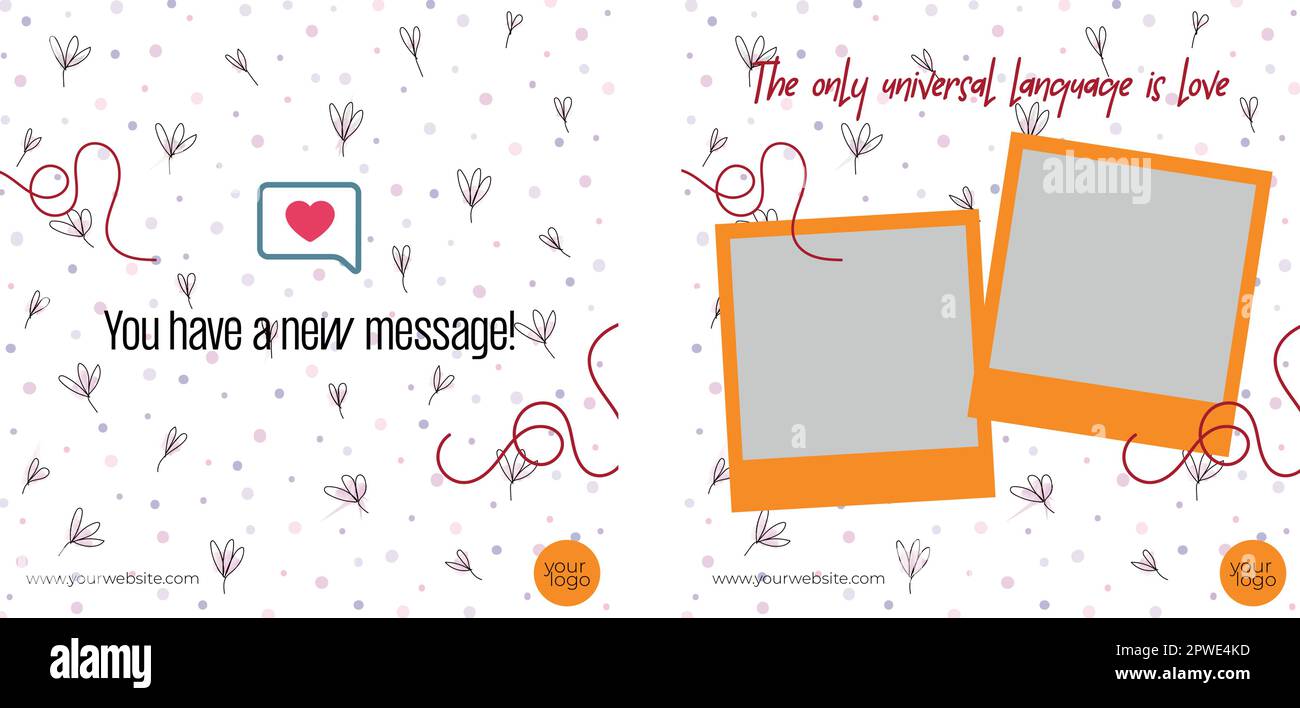 Instagram Motivation Post Template Stock Vector Image & Art - Alamy