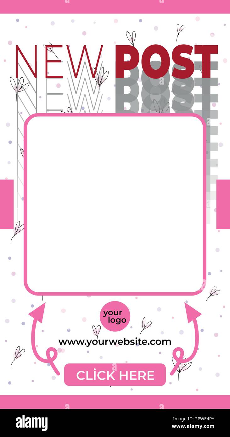 Instagram Template Instagram Template News Vector Art, Icons, And