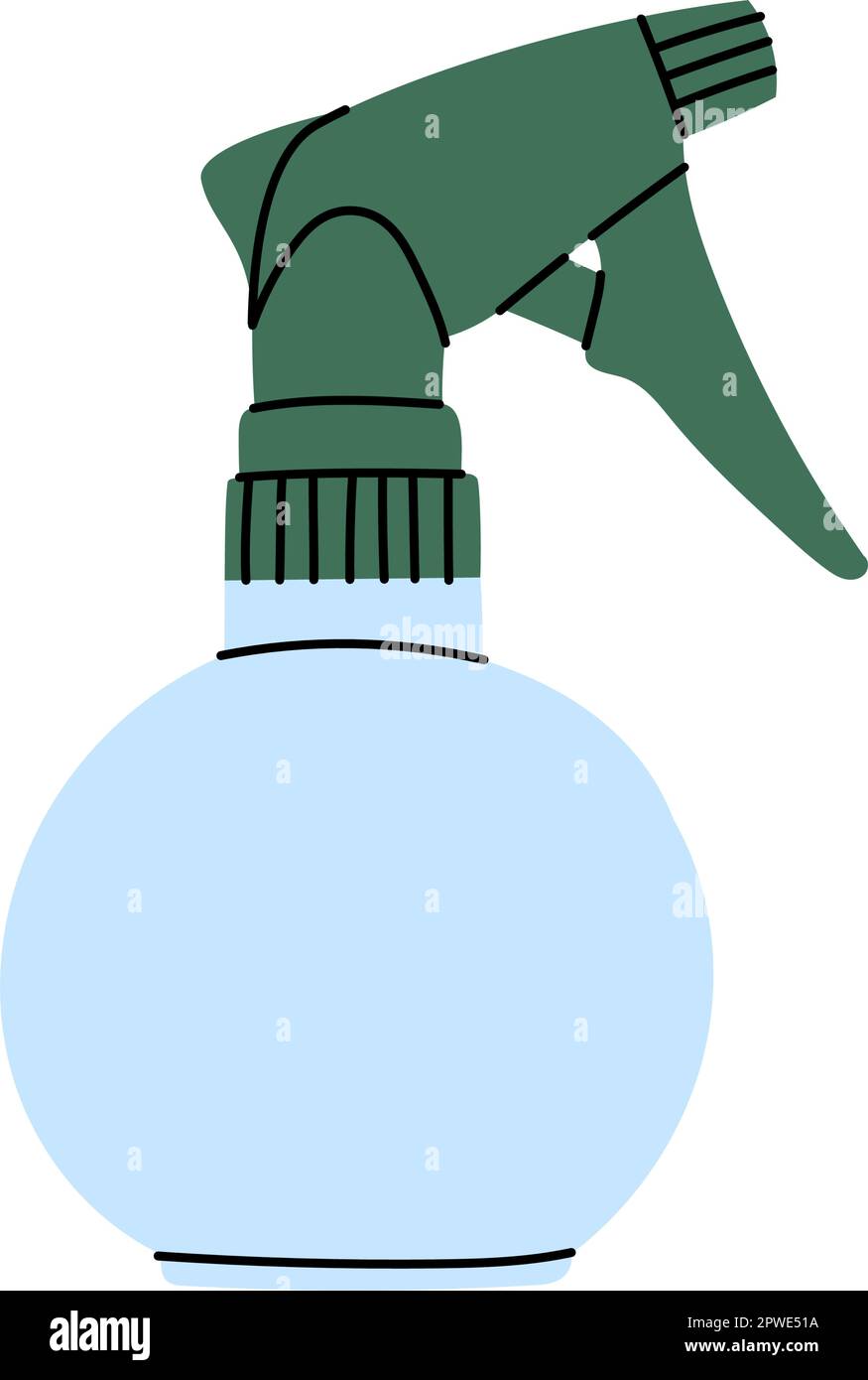 Hairdresser sprayer, spray bottle icon. Barber shop and hairdresser ...
