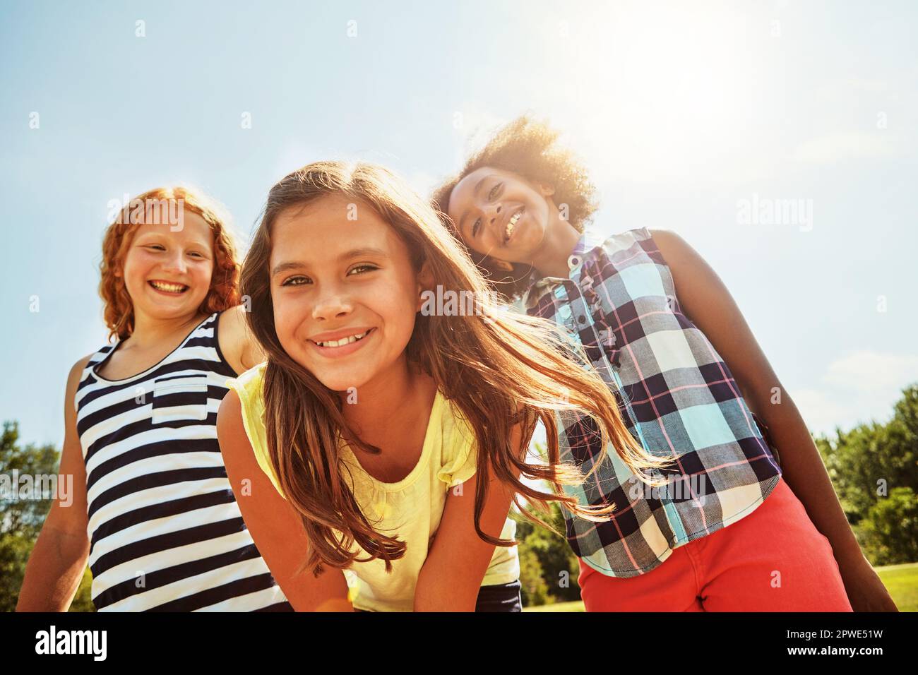 Friendship makes the world a brighter place. Portrait of a group of ...