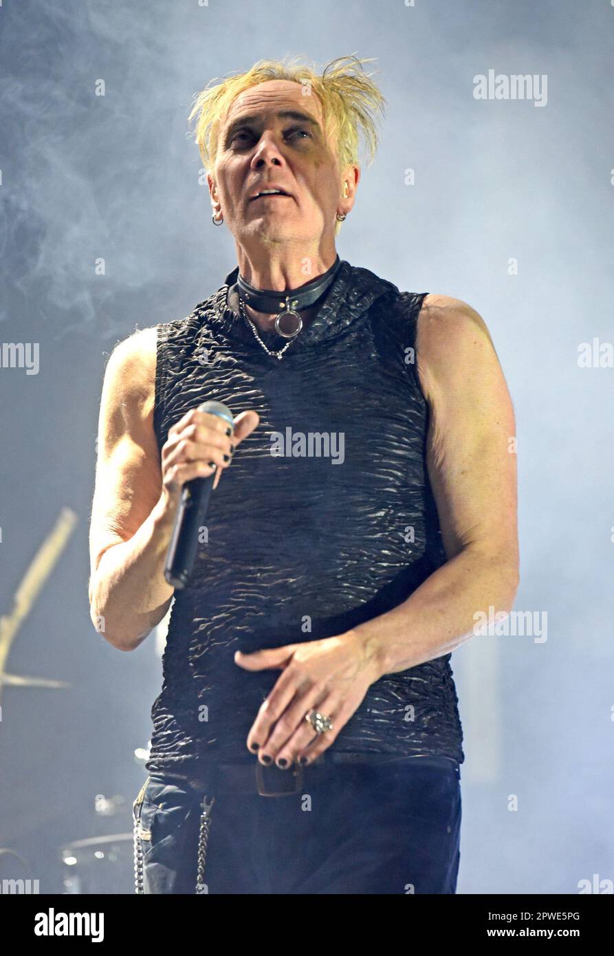 Atlanta, GA, USA. 29th Apr, 2023. Front Line Assembly, Bill Leeb on ...