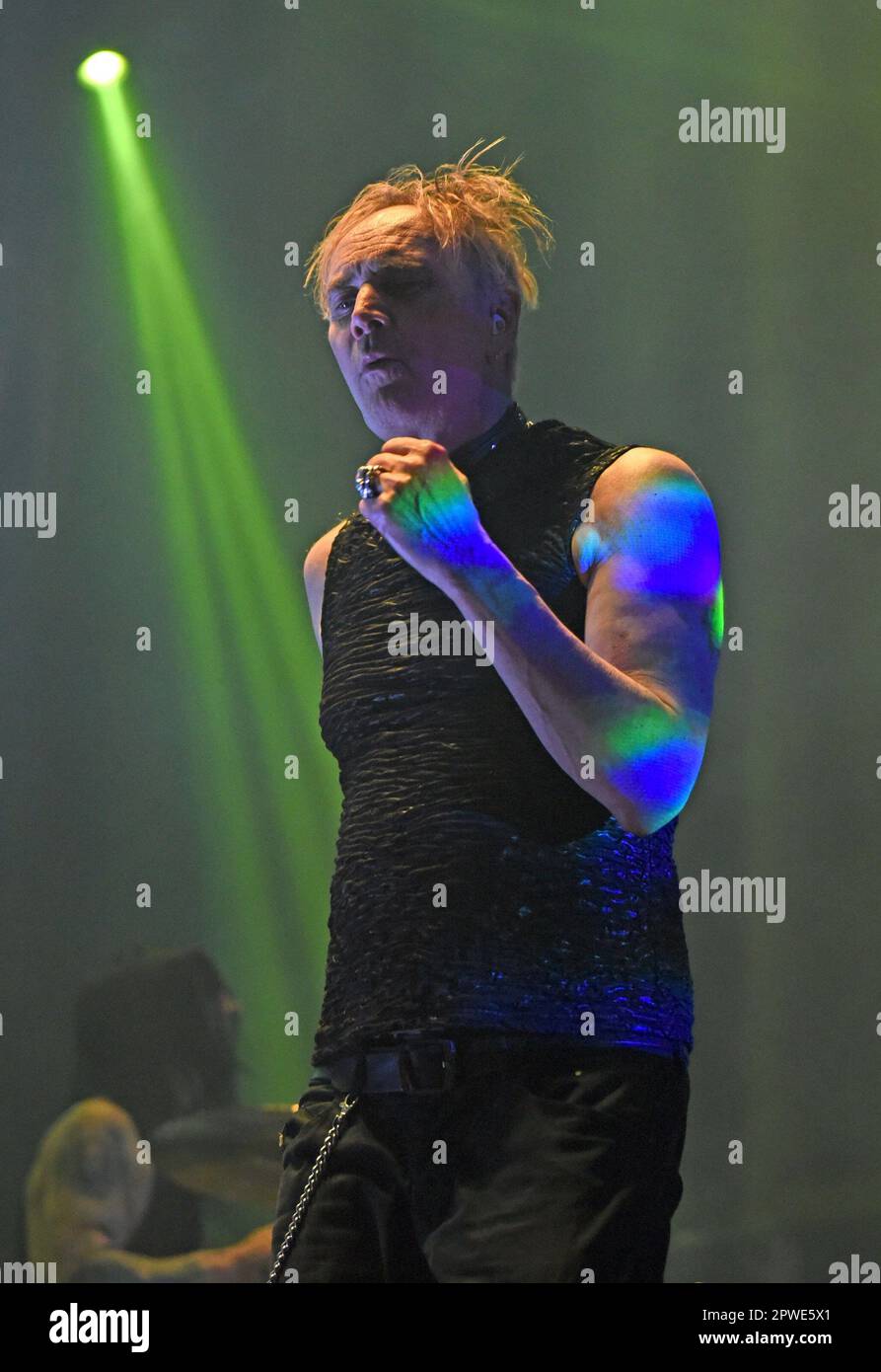 Atlanta, GA, USA. 29th Apr, 2023. Front Line Assembly, Bill Leeb on ...